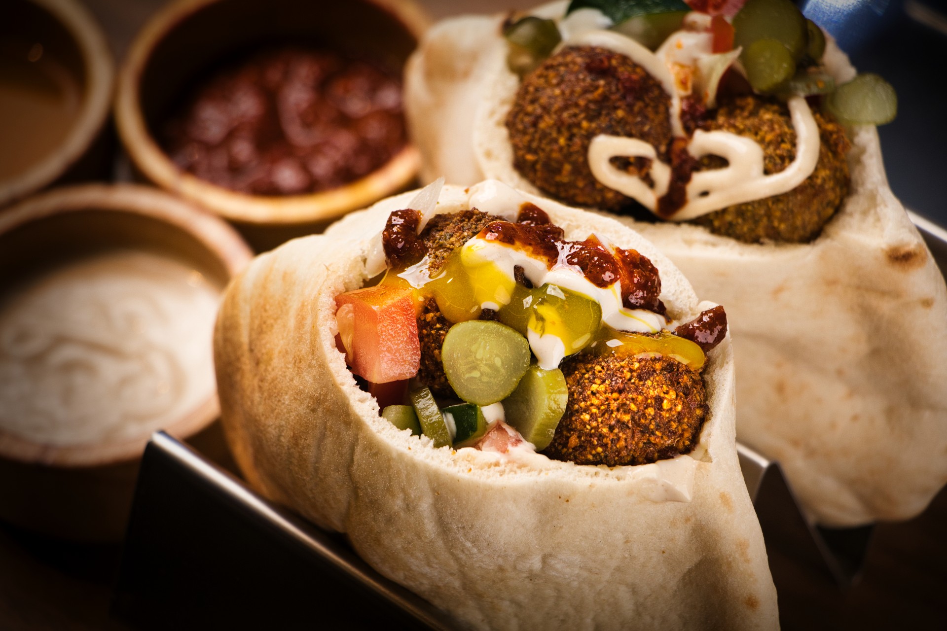 Falafel Sandwich + Fries