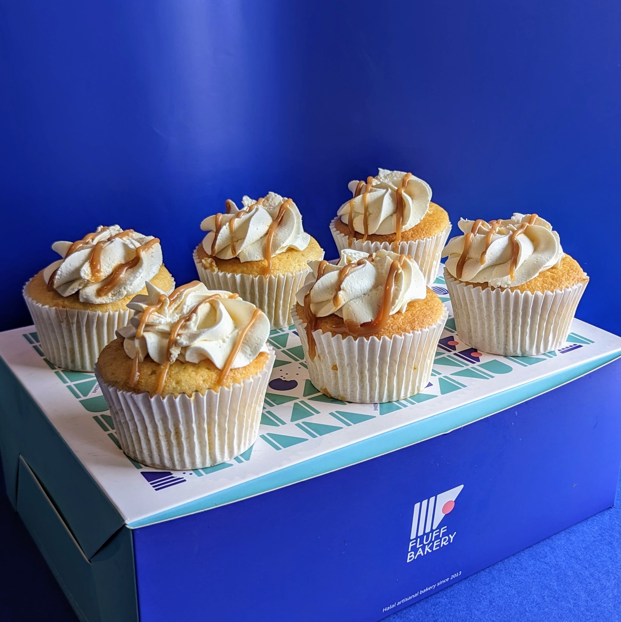 Box of 6 Salted Caramel Cupcakes